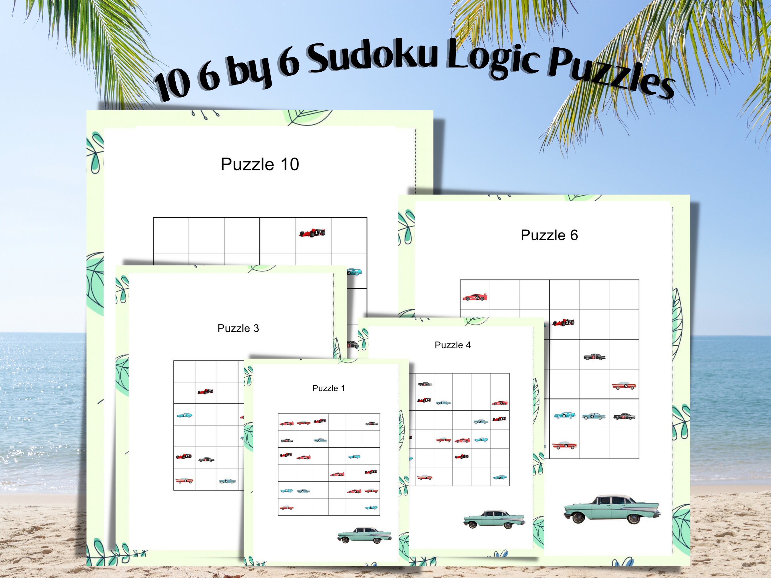 On the Go Car Themed Digital Download Activity Pack: an Exciting ...