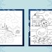 10 Fun and Relaxing Wintertime Fun Digital Coloring Pages for - Etsy