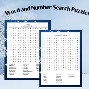 Winter Coloring Pages, Word Searches, Logic Puzzles, Trivia Games, and ...