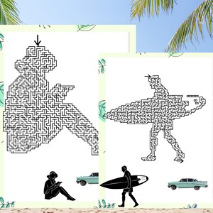 On the Go Summer Fun Mazes for Kids and Adults: Instant Digital ...