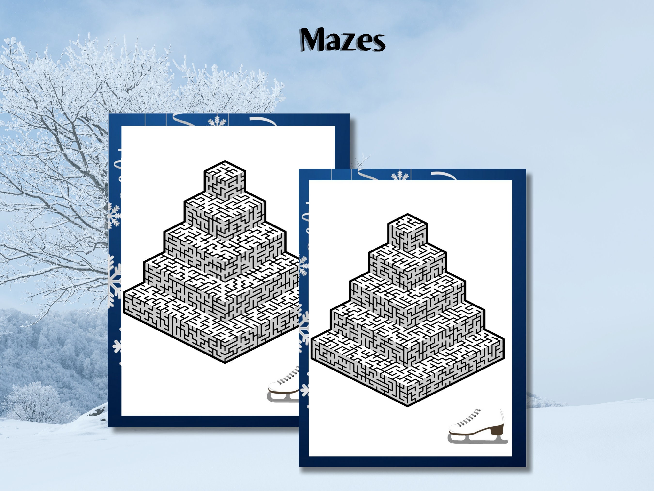 Coloring Pages, Mazes, and Word Games on the Go Digital Download ...