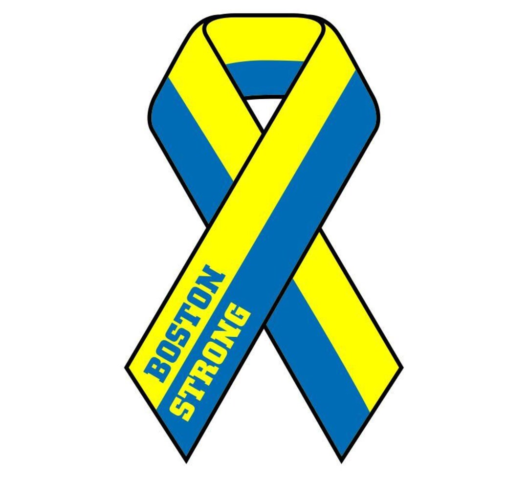 Boston Strong V2 Ribbon Memorial Decal Sticker in Various Sizes - Etsy