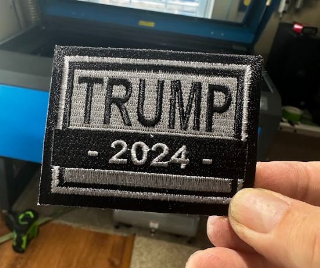 Trump Patch Trump 2024 Custom Patch With Back Heat Seal 3 X 2.25 Patch ...