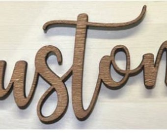 Cut Out Name Signs - Etsy