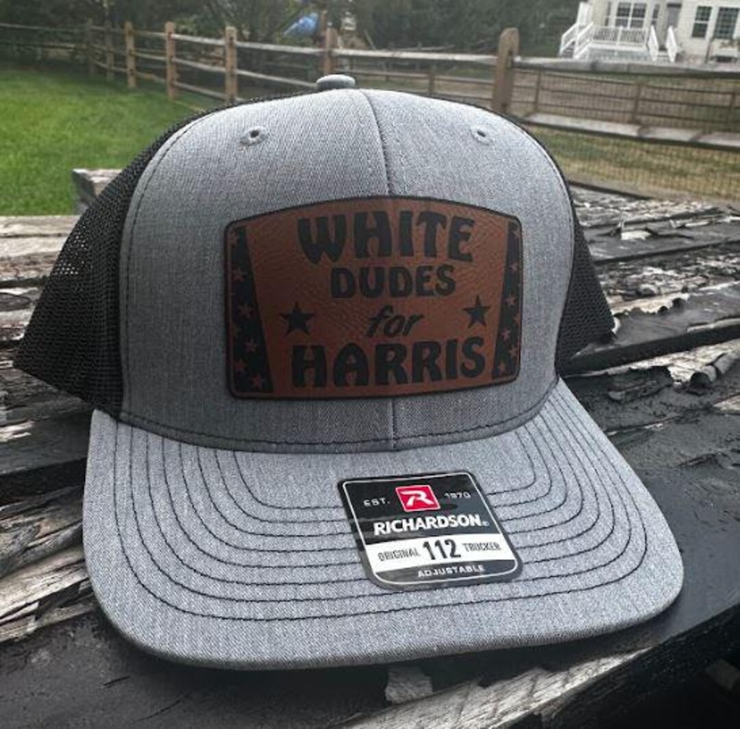 White Dudes for Harris Kamala Harris Hat Heather/black Richardson ...