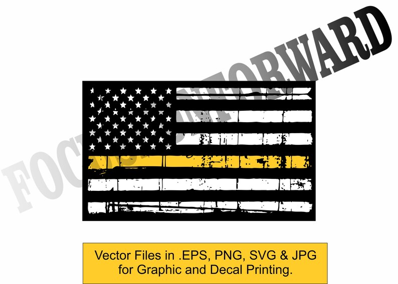 Yellow Line Flag Vector Files Eps/svg/jpg/png for Graphics - Etsy
