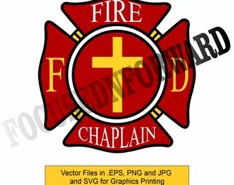 Maltese Cross Fire Department Chaplain Vector Files - Etsy