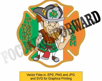 Irish Firefighter Svg - Etsy