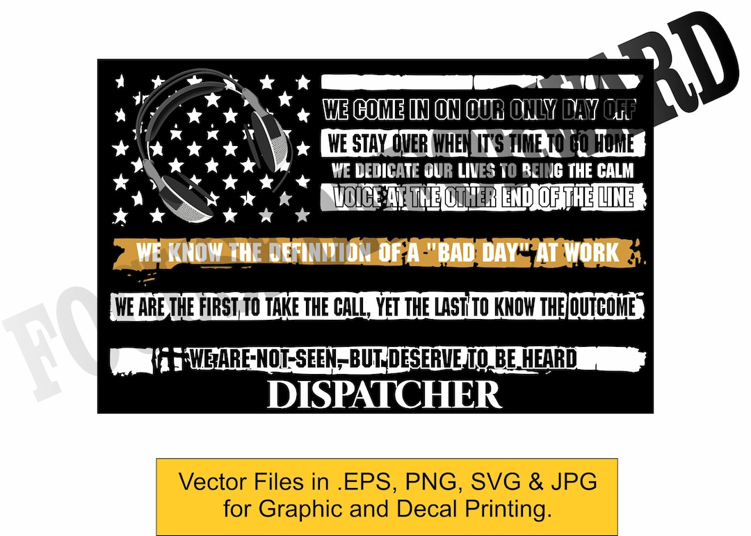 Thin Gold Line Dispatcher Creed Vector Files Eps/svg/jpg/png for ...