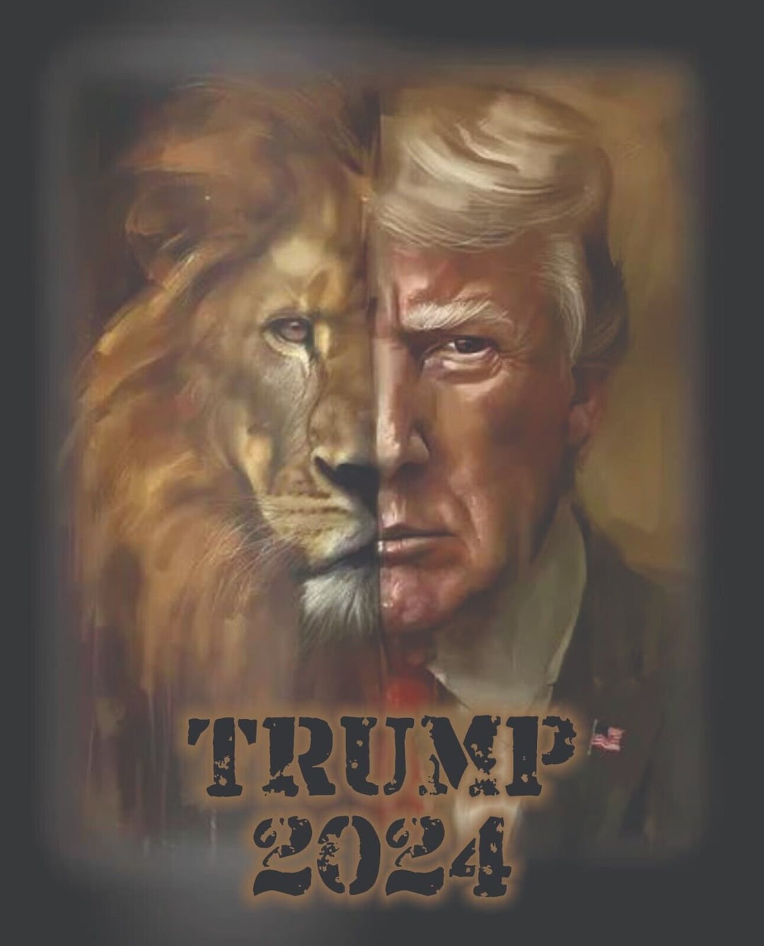 Trump 2024 Sticker Trump Lion 2024 Exterior Decal in Various Sizes ...