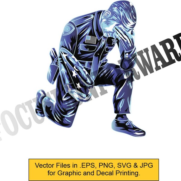 Firefighter Kneeling Png - Etsy