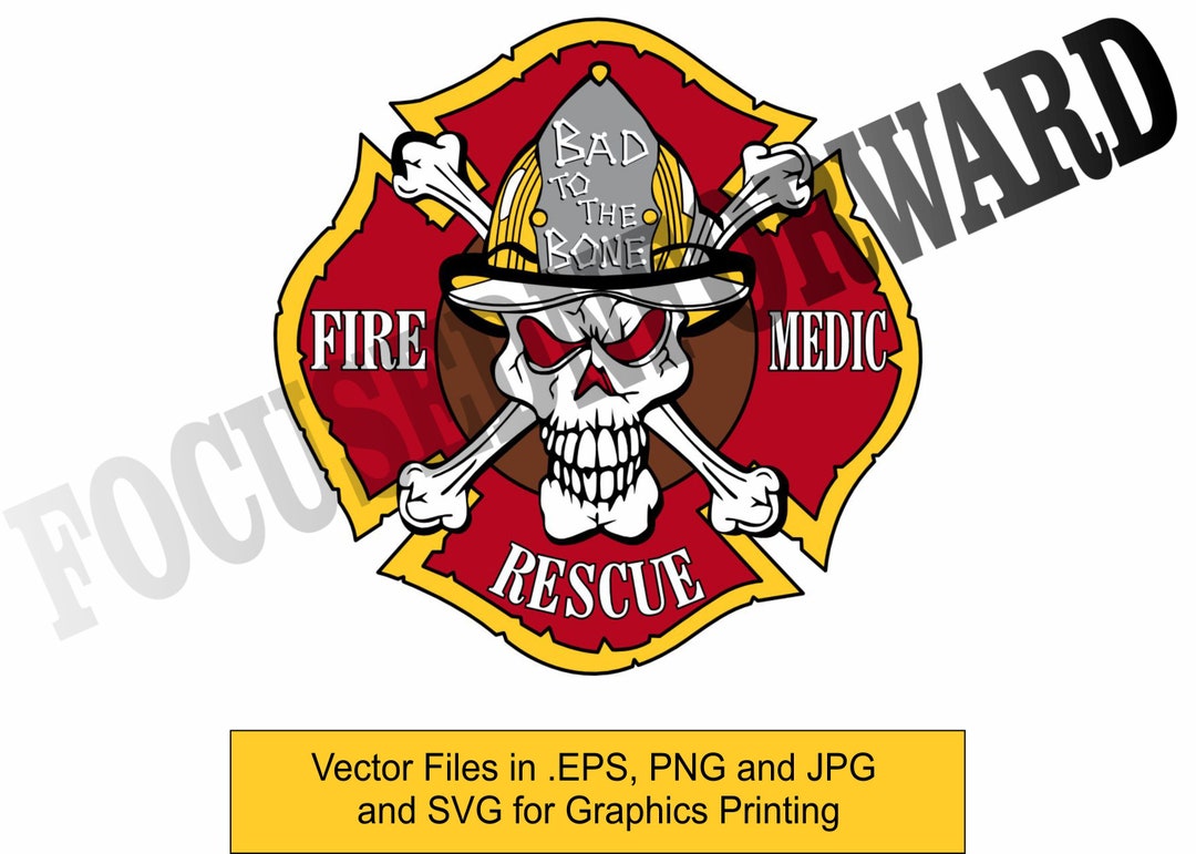 Maltese Cross fire Rescue Medic Vector Files - Etsy