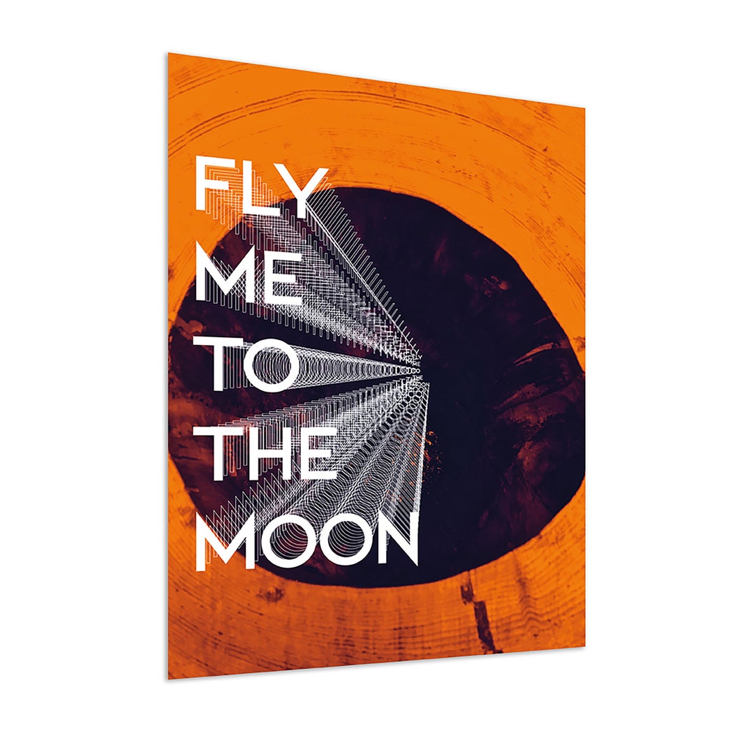 Fly Me to the Moon Poster Home Decor Poster Poster Home Diving Picture ...