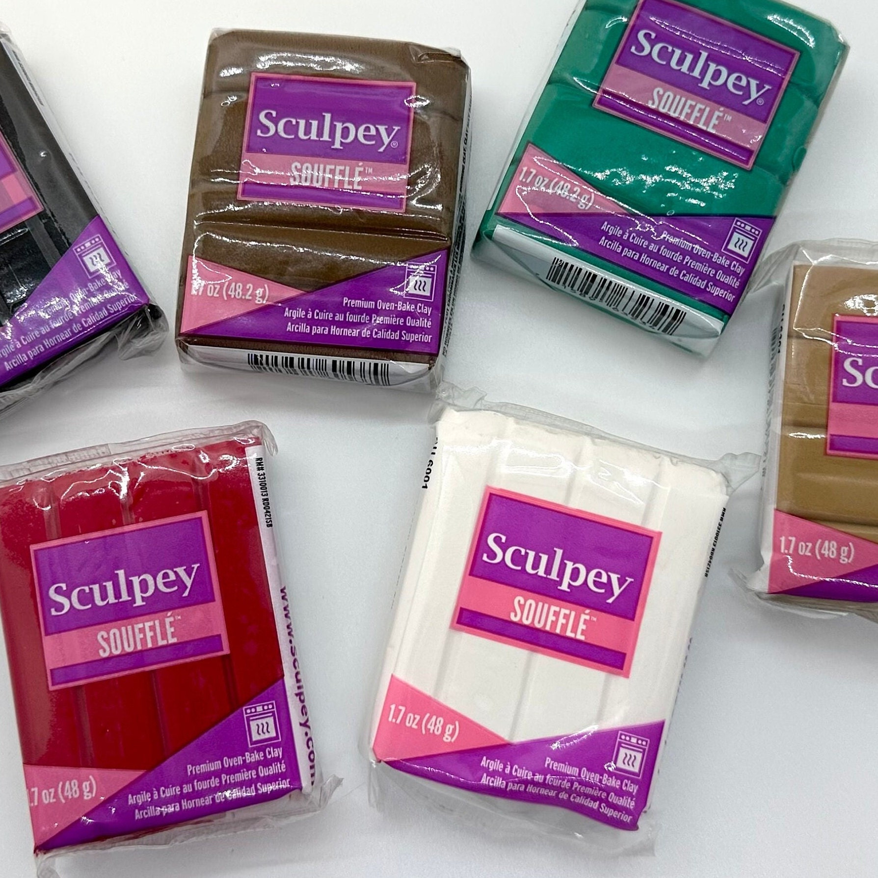 Sculpey® SOUFFLE™ 1.7oz - Oven-bake Clay - 1.7oz Polymer Oven-bake Clay ...