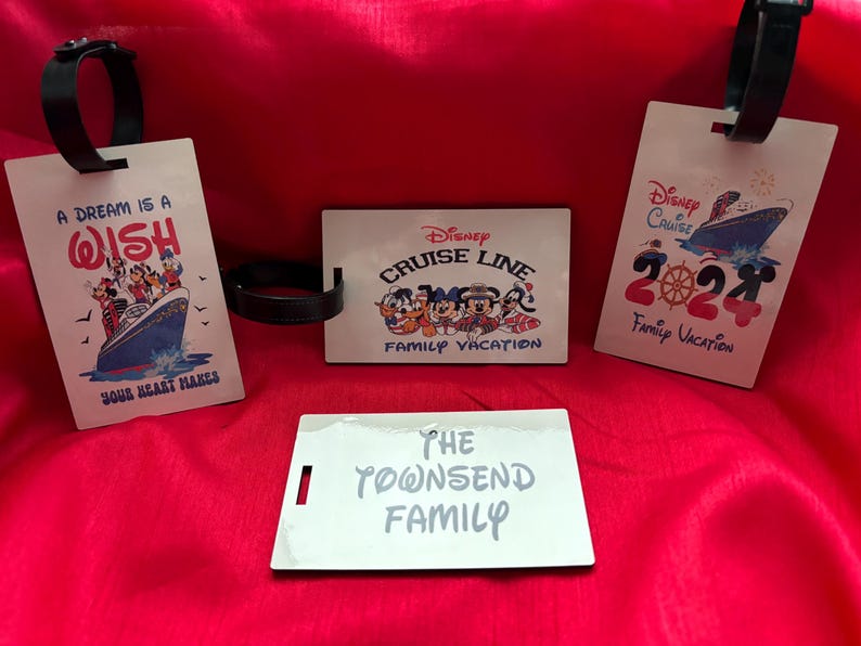 Personalized Disney 2026 Luggage Tag or Coaster - Etsy