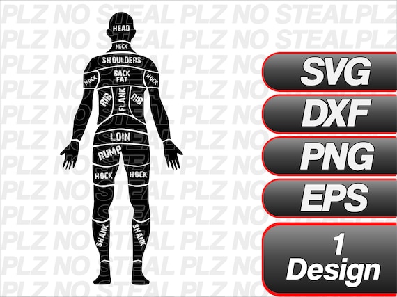 Human Butcher Guide Digital Download - Etsy UK