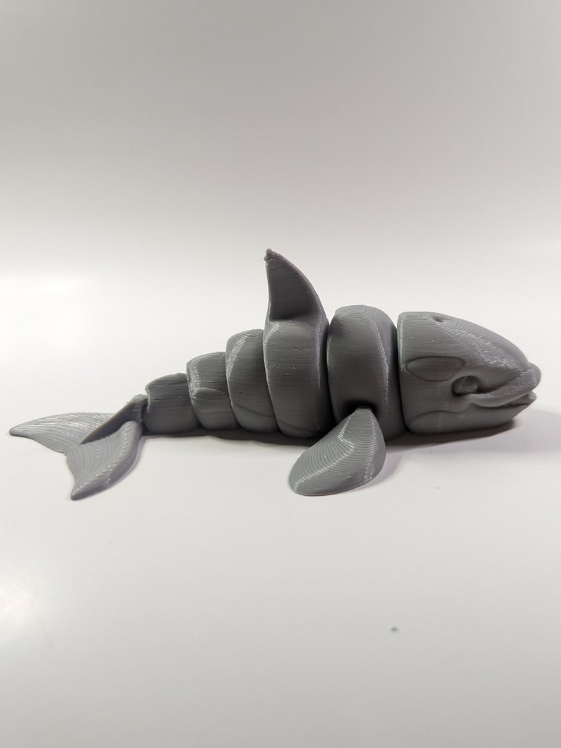 Flexi Killer Whale, Fidget, Articulated, 3D Print, Kids Toy, Killer ...