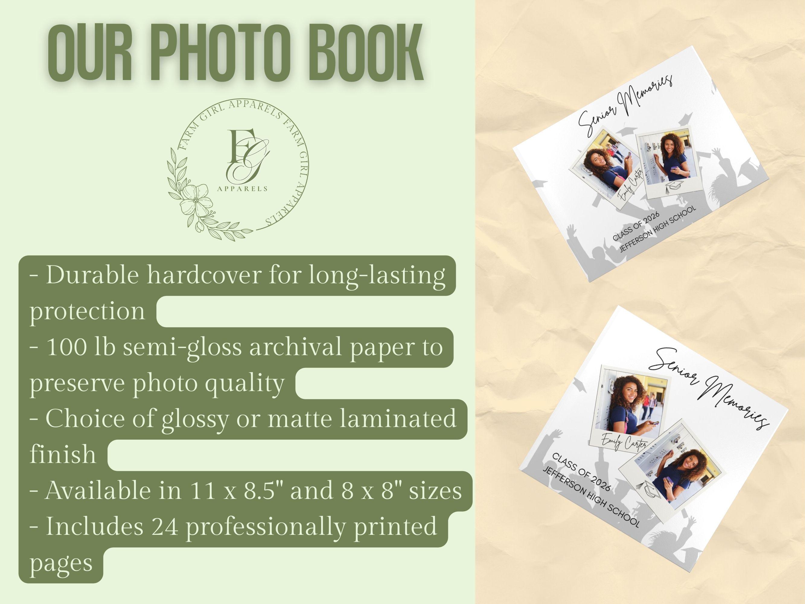 Senior Memory Book, Graduation Photo Album, Class of 2026 Keepsake - Etsy