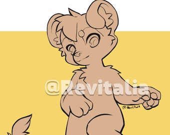 Dog Base PNG Files Lineart, Blue Shading, Etc PTU Retriever / Mutt ...