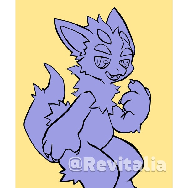 Dragon Fursona Base - Etsy