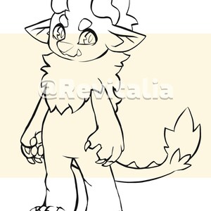 Furry Lineart & Base Chimera - Etsy