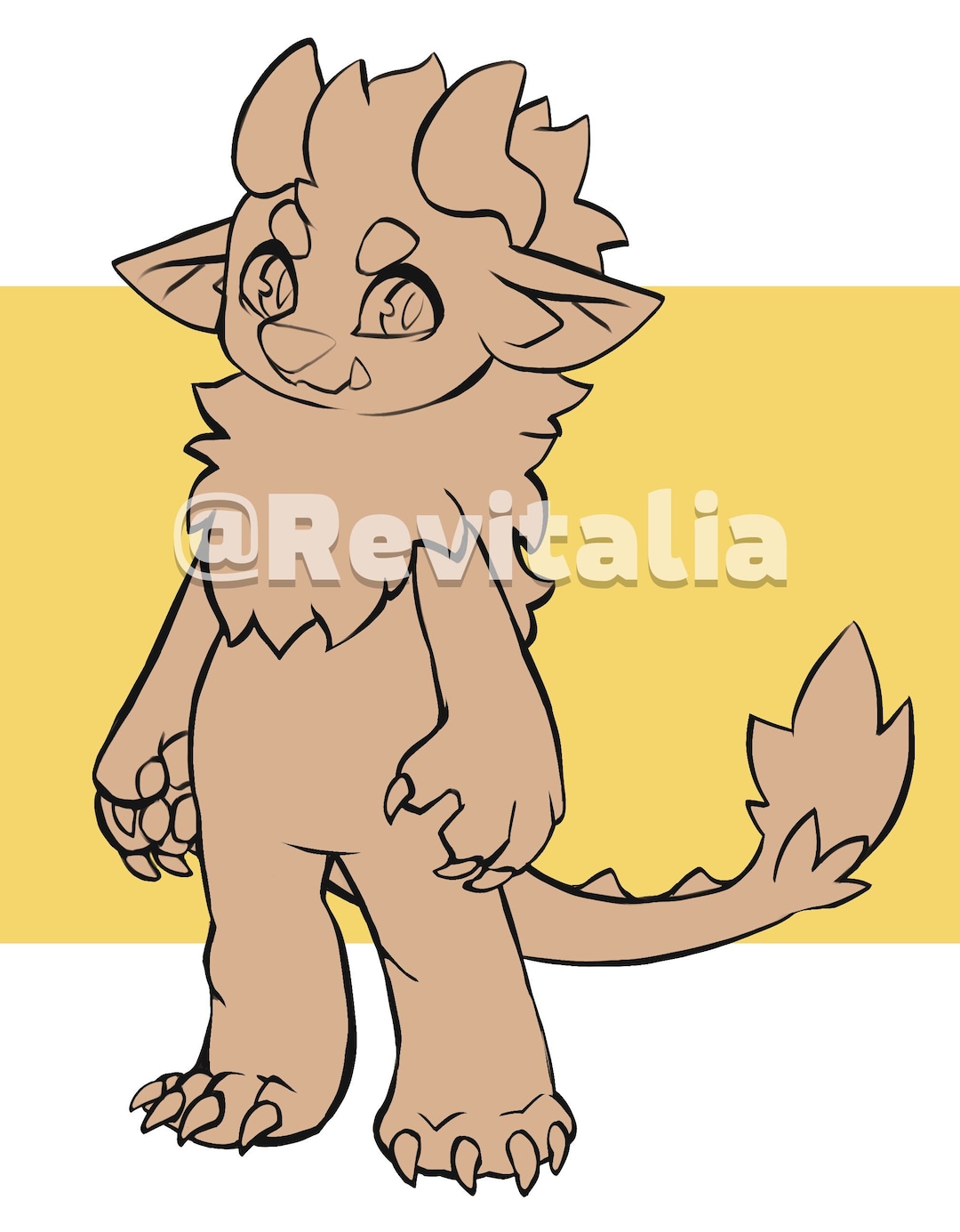 Furry Lineart & Base Chimera - Etsy