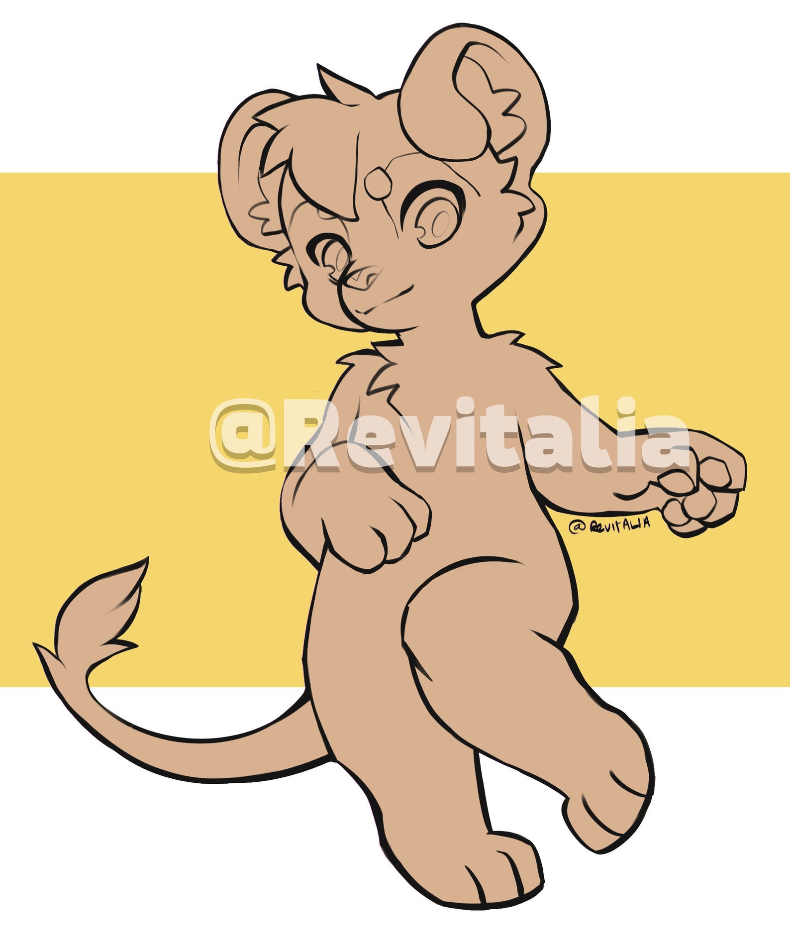 Furry Lineart & Base - Etsy UK