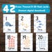 Numbers Flash Cards, Preschool Counting Flash Cards, Count and Clip ...