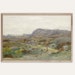Vintage Rustic Scotland Moorland Landscape Painting | Antique Neutral ...