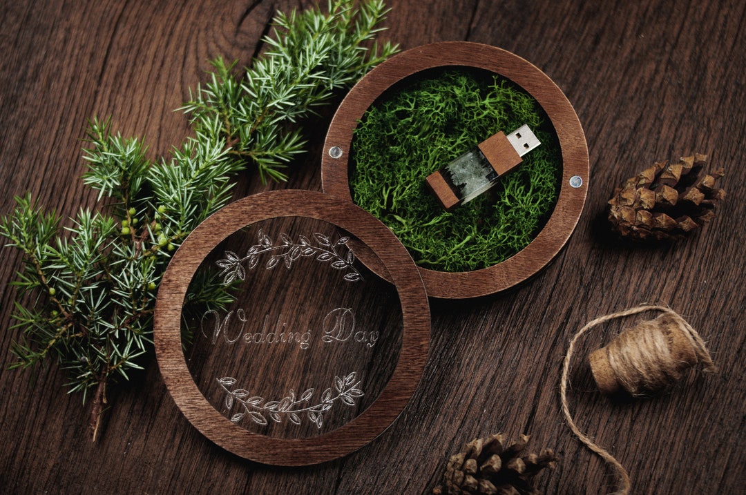 Wooden Box With Individual Engraving, Perfect for Wedding and Family ...