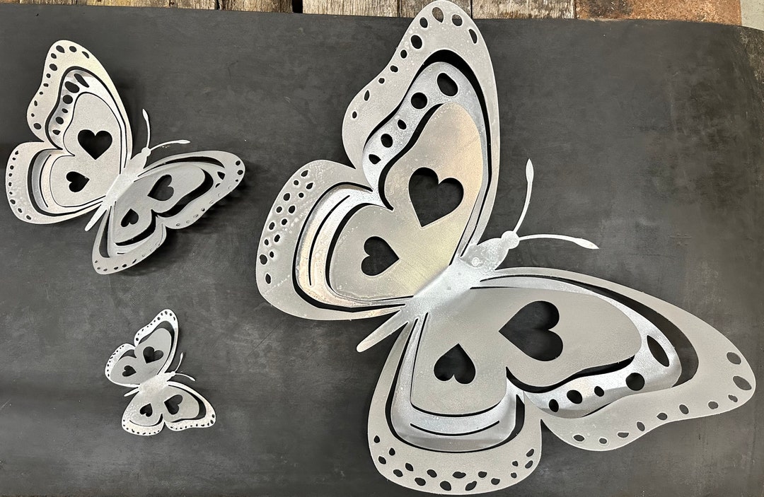 Butterfly Metal Wall Art - Etsy