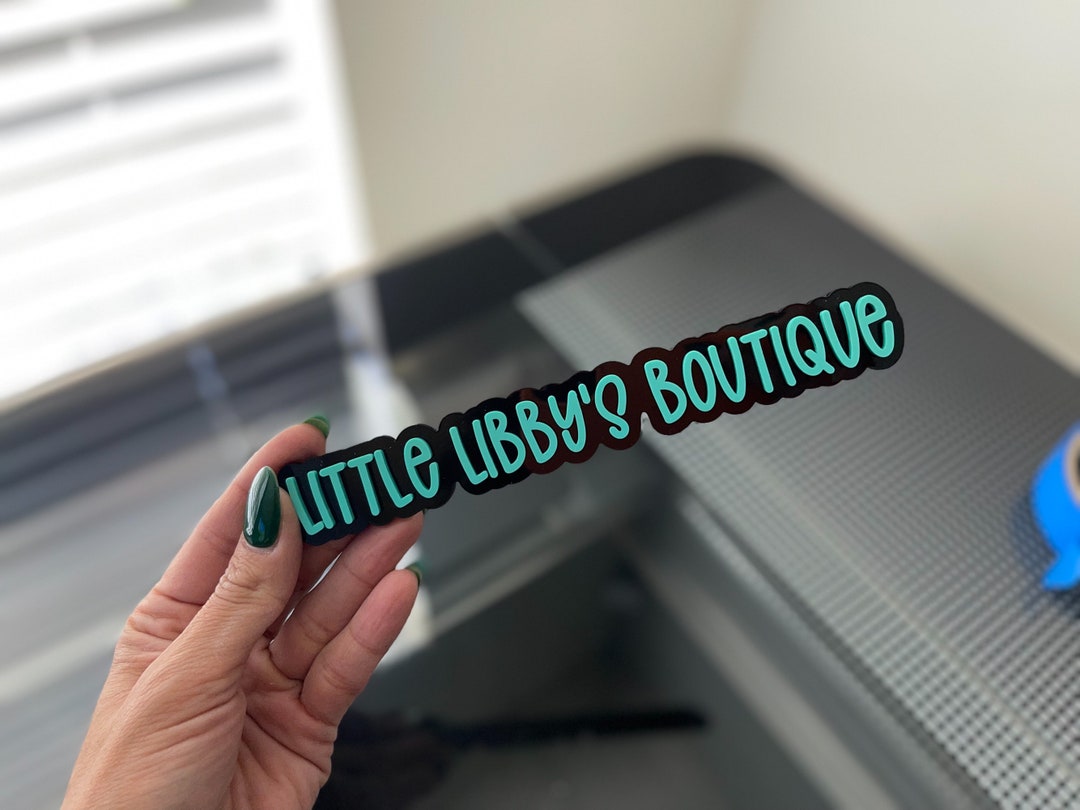 Acrylic Watermark, Custom Name Sign, Business Tag, Business Picture ...