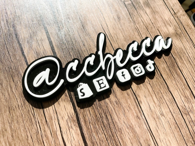 Acrylic Business Watermark Sign -| 3D Logo Signage | Photo Prop ...