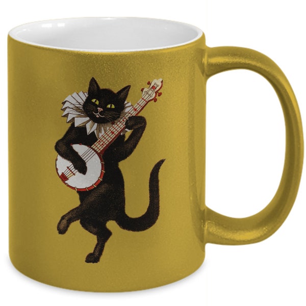 Banjo Cat - Etsy