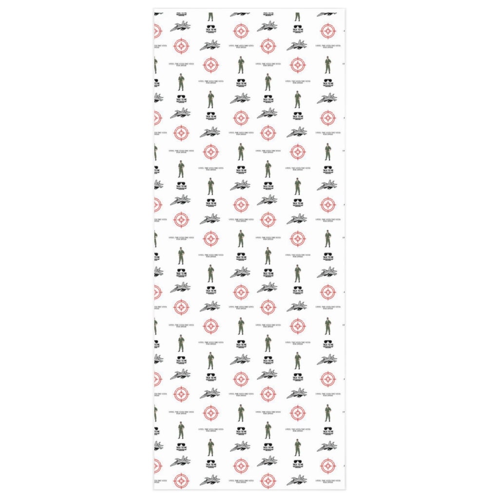 Top Gun Wrapping Paper - Etsy
