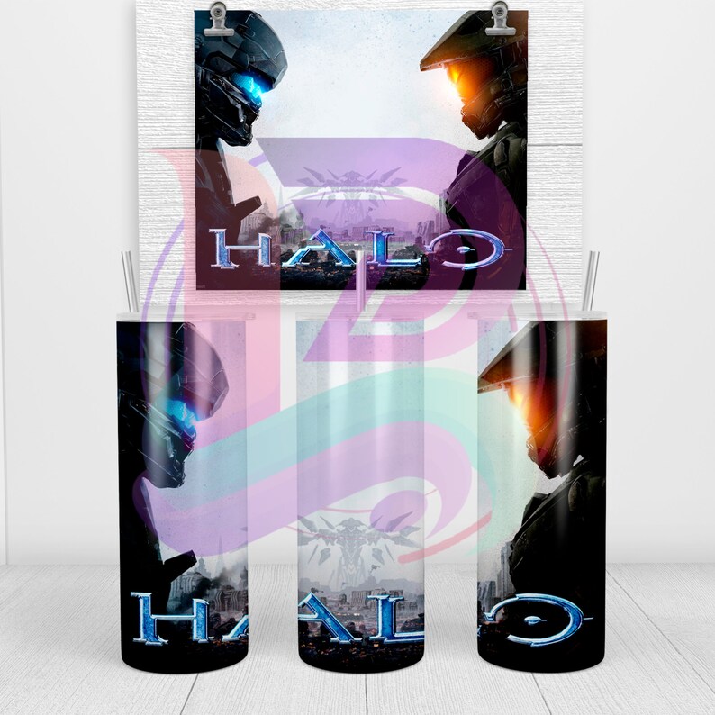 HALO Tumbler 20 Oz Design Sublimation - Etsy