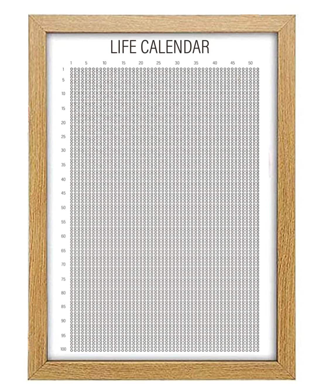 Life-calendar - Etsy