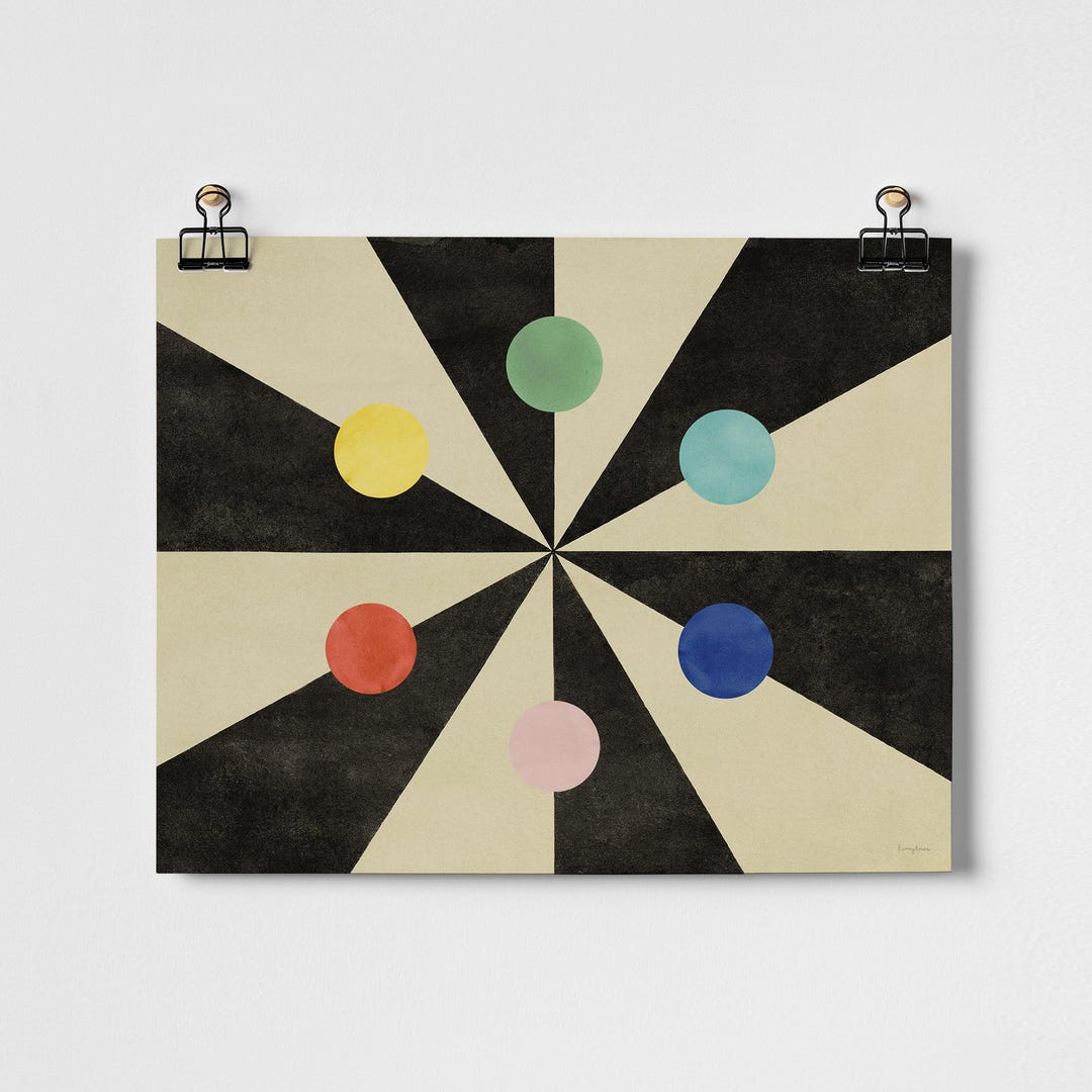 Benson's Colour Hexagon Fine Art Print - Etsy