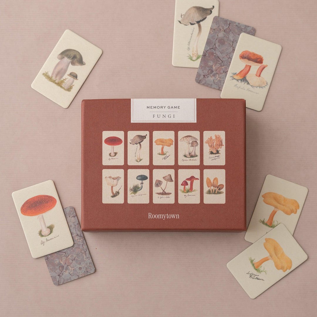 Memory Game - Fungi | Fun Table Game for Entertaining - Etsy