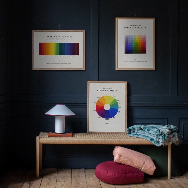 The Prang Color Chart Fine Art Print - Etsy