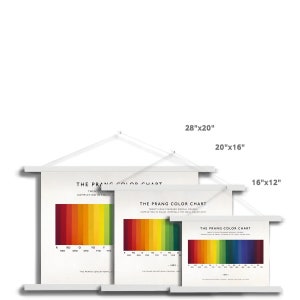 The Prang Color Chart Fine Art Print With Hanger - Etsy