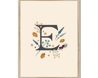 Letter E Wall Art - Etsy