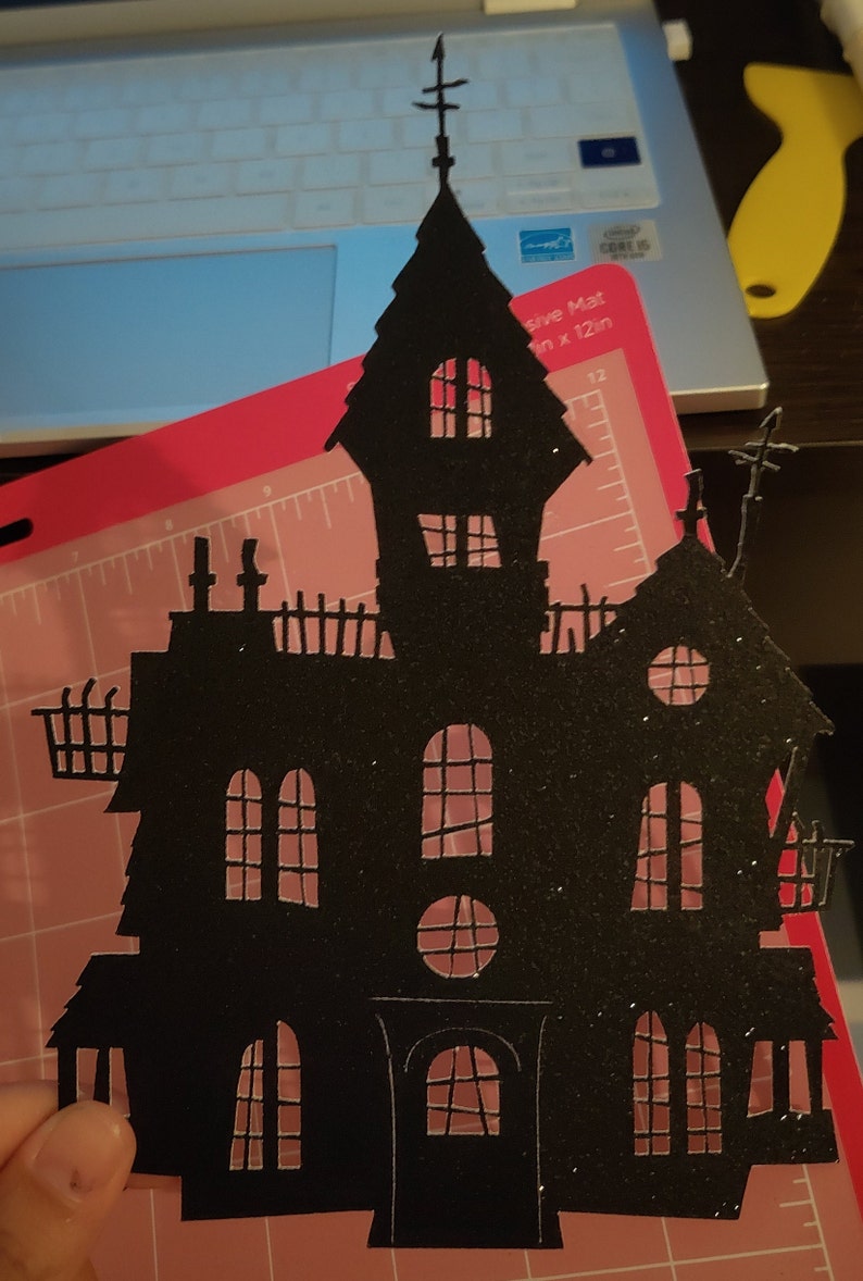 Haunted House Cake Topper Set Halloween Party Halloween - Etsy