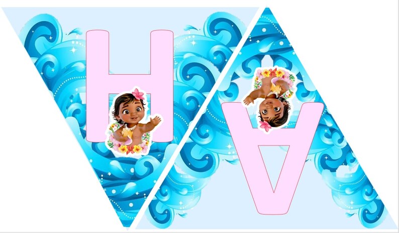Moana Banner, Moana Birthday, Moana Decorations, Moana Party, Moana ...