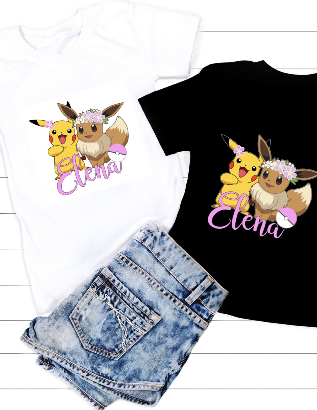 Pokemon Shirt,pokemon Birthday Gift, Pokemon Gift, Pikachu Girl ...