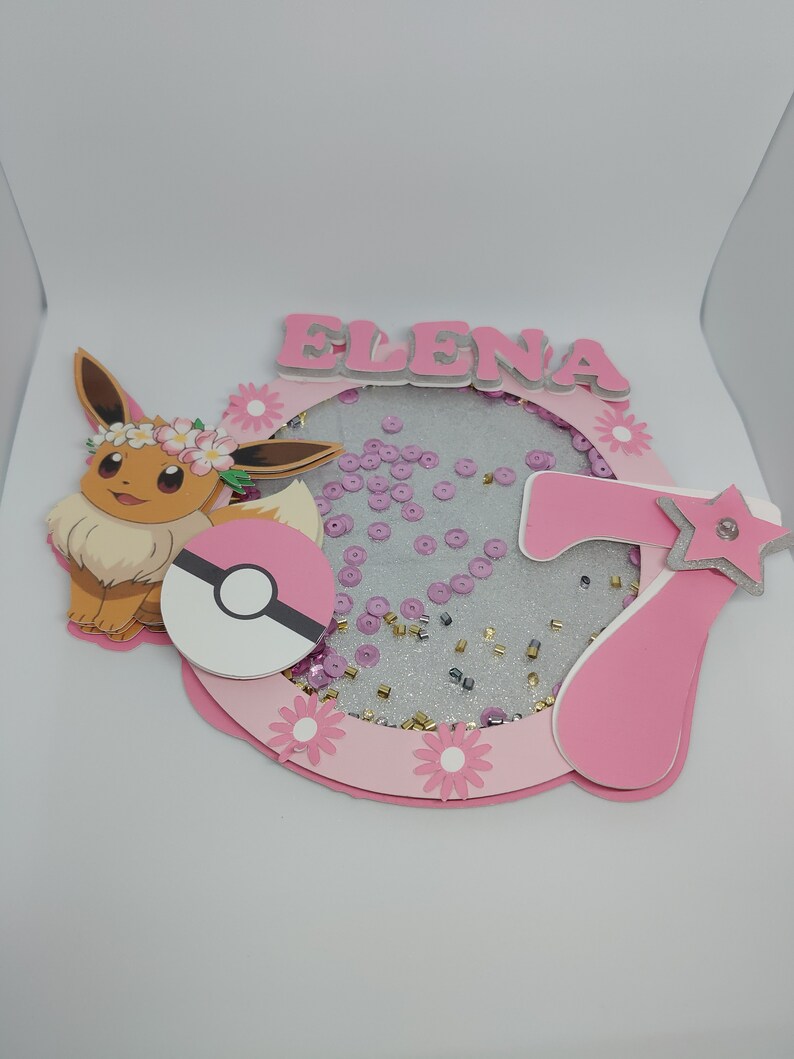 Eevee Cake Topper, Eevee Birthday Party, Eevee Decorations, Eevee ...