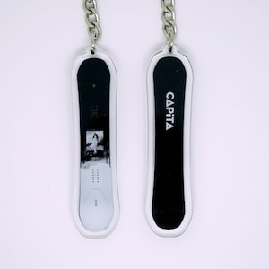 Handmade 3D Snowboard Capita-inspired Keychain - Miniature Winter ...