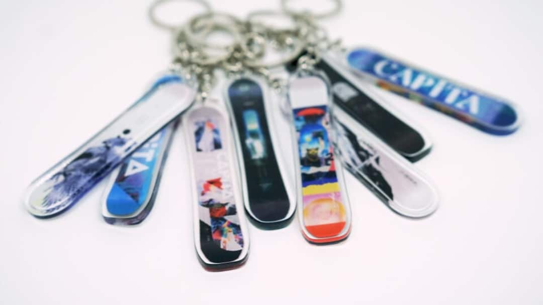 Handmade 3D Snowboard Capita-inspired Keychain - Miniature Winter ...