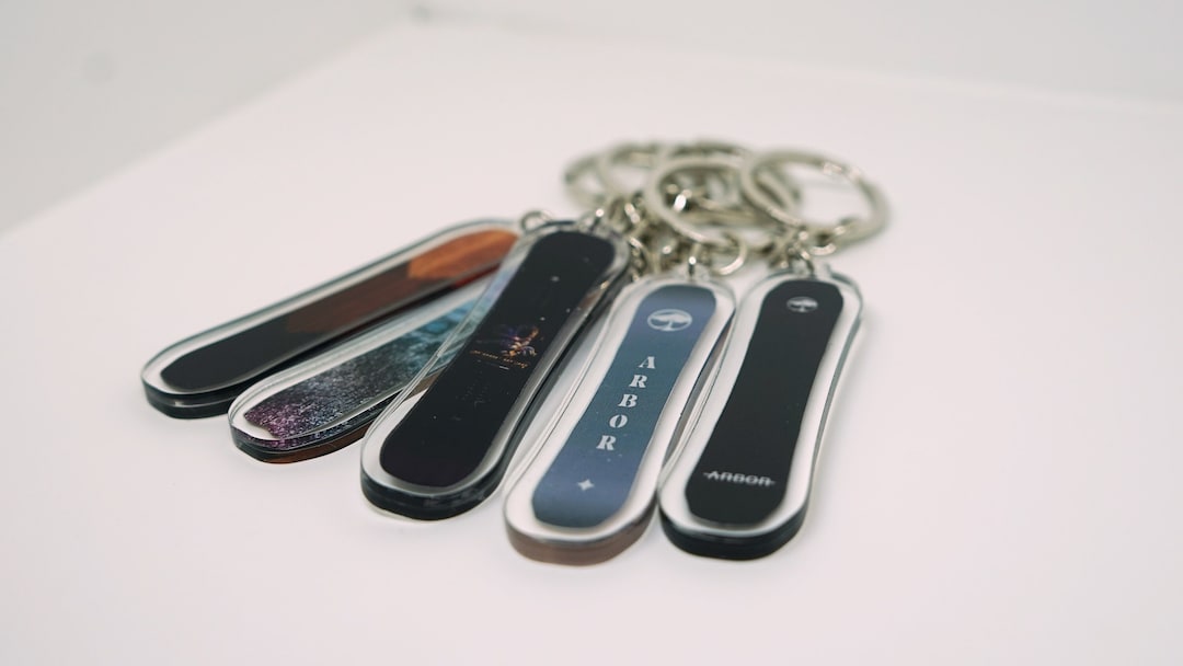 Handmade 3D Snowboard Arbor-inspired Keychain - Miniature Winter Sports ...