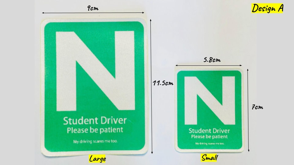 New Driver Sign Sticker / N Sign / New Driver / New Rider / New Skier ...